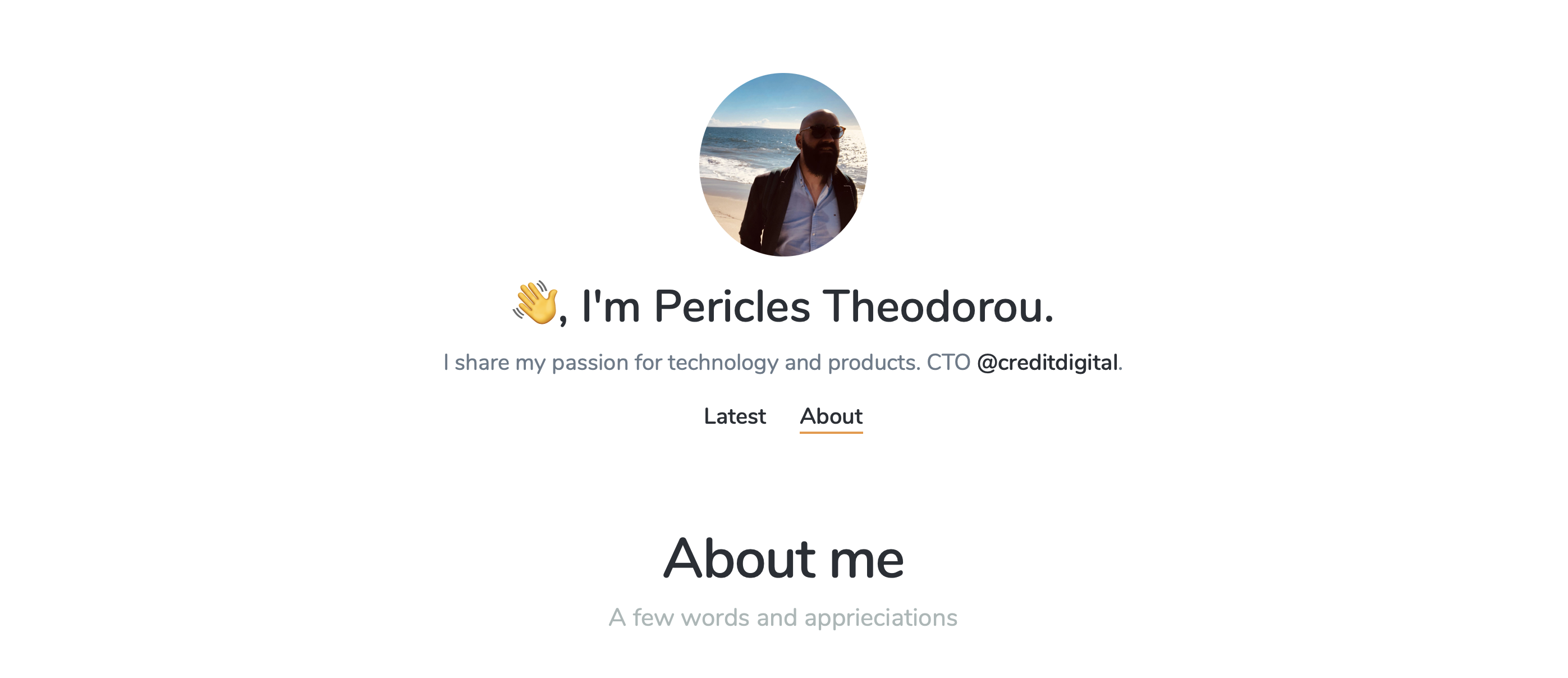 About me – Pericles Theodorou Blog